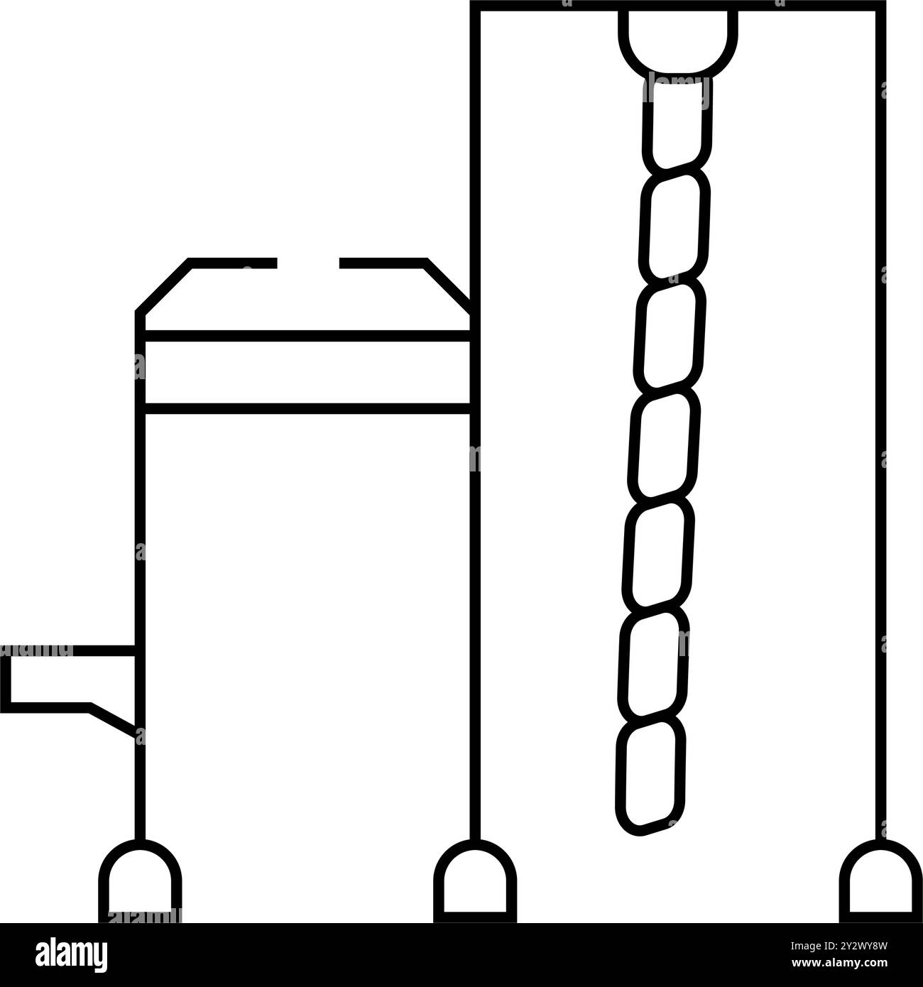 Fitness loops Black and White Stock Photos & Images - Alamy