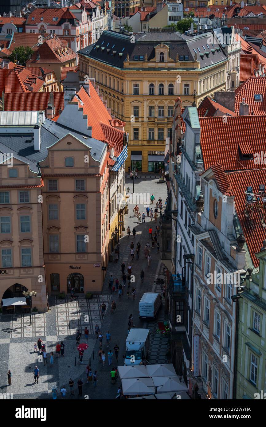 Astronomical Clock Tower’s amazing Views of Prague Stock Photo - Alamy
