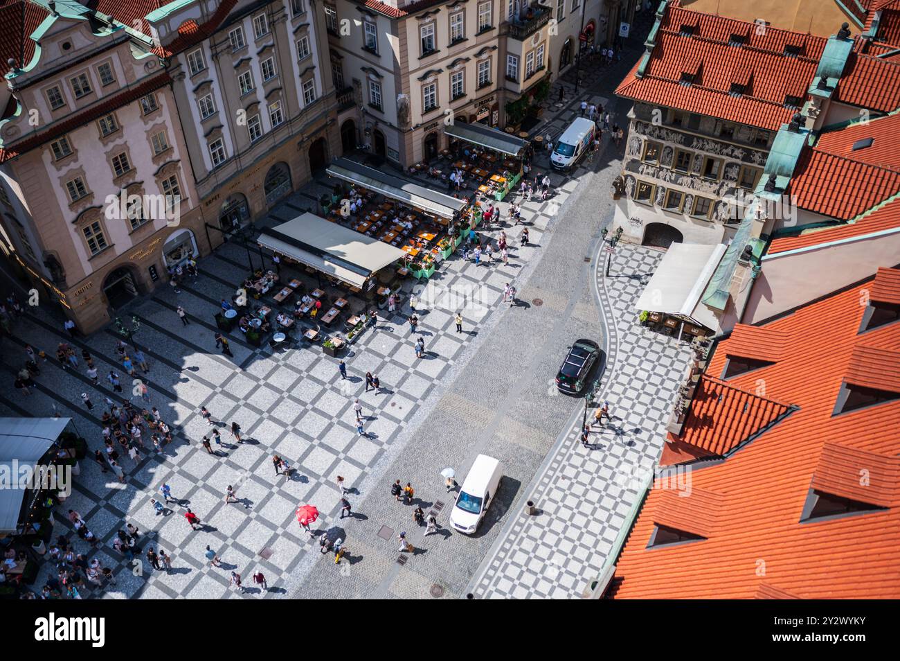 Astronomical Clock Tower’s amazing Views of Prague Stock Photo - Alamy