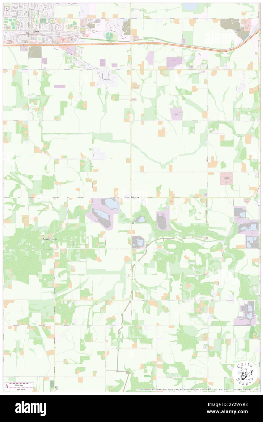 Salem Corners, Olmsted County, US, United States, Minnesota, N 43 59' 8 ...