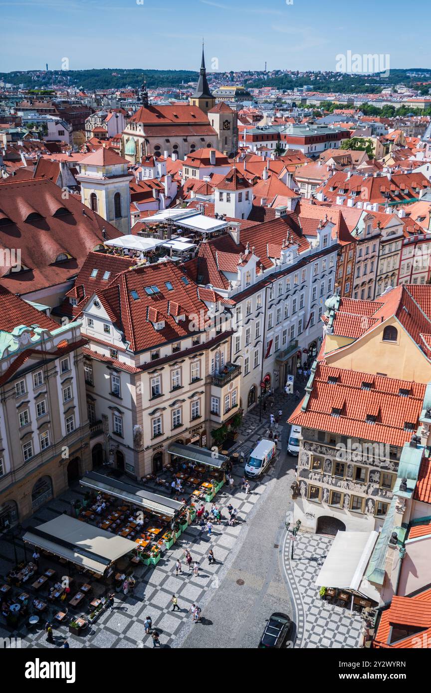 Astronomical Clock Tower’s amazing Views of Prague Stock Photo - Alamy