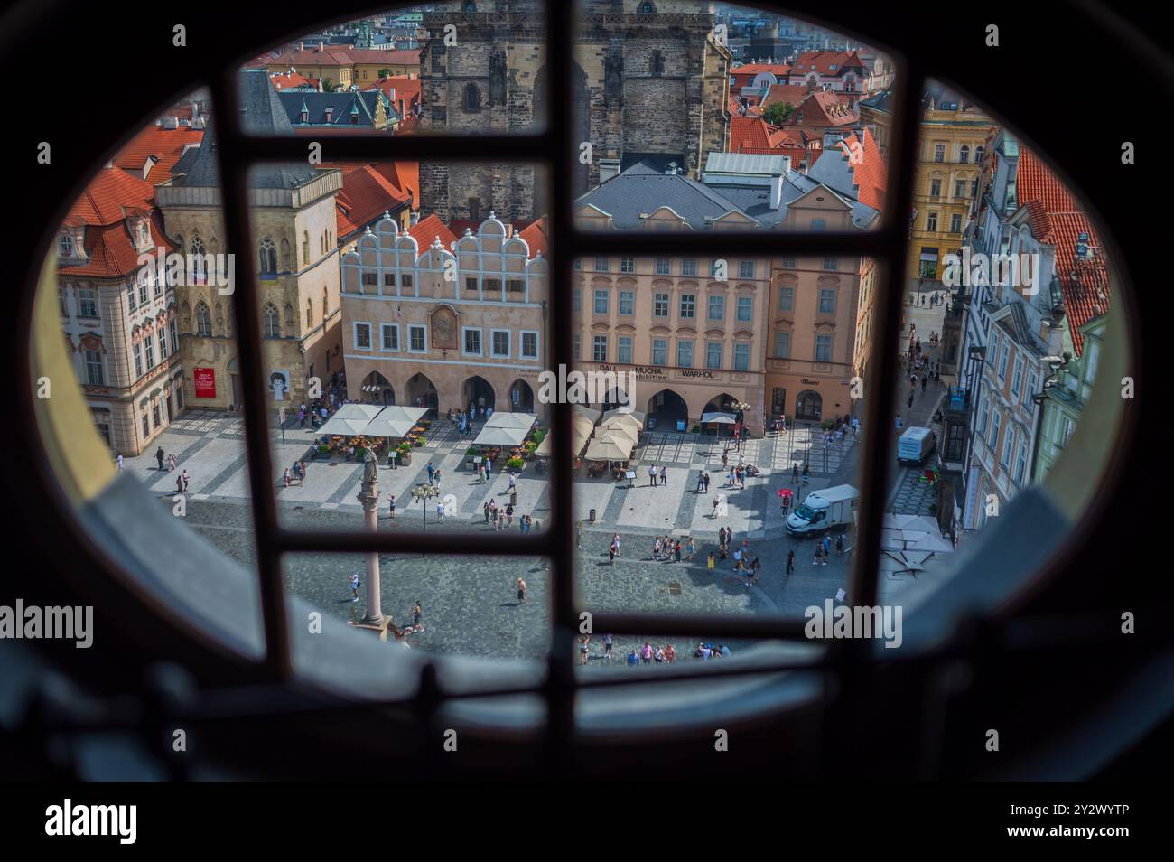 Astronomical Clock Tower’s amazing Views of Prague Stock Photo - Alamy