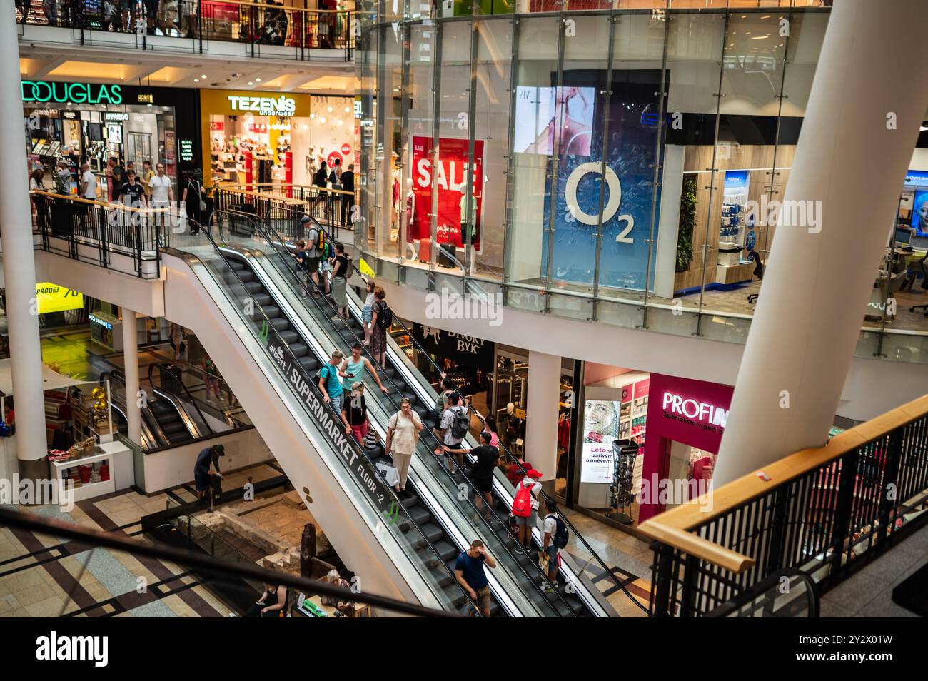 Shopping prague center palladium hi-res stock photography and images ...