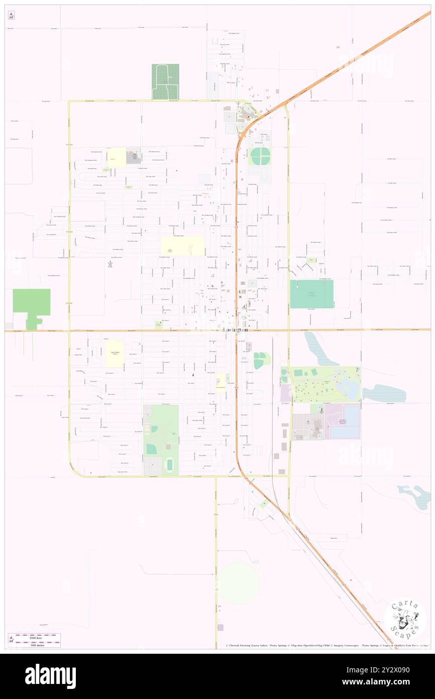 Lovington new mexico map Cut Out Stock Images & Pictures - Alamy