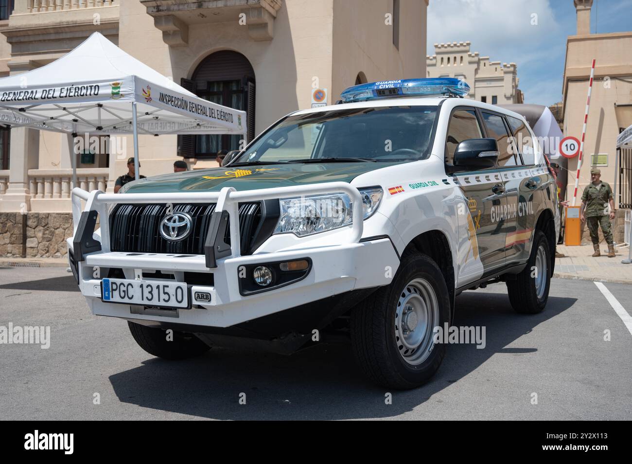 Toyota Land Cruiser J150 off-road vehicle of the Civil Guard of the ...