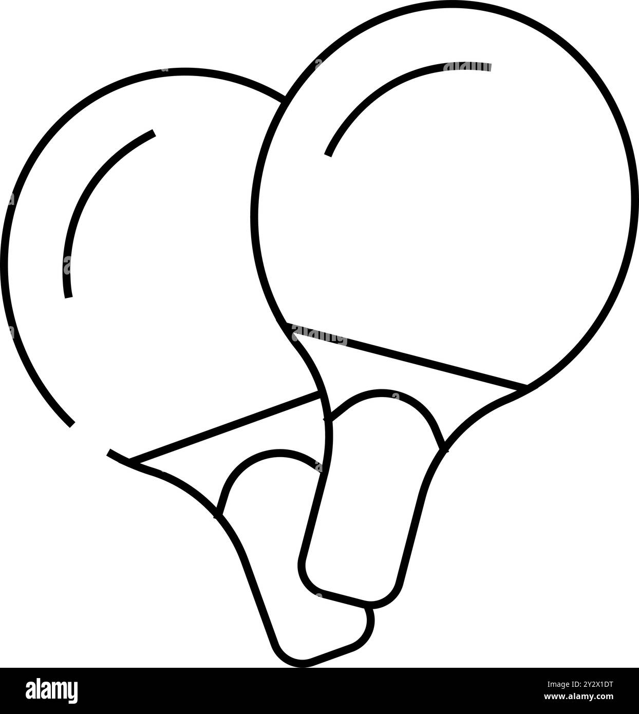 table tennis line icon vector illustration Stock Vector Image & Art - Alamy