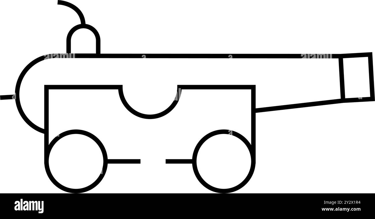 Medieval gallows line icon hi-res stock photography and images - Alamy