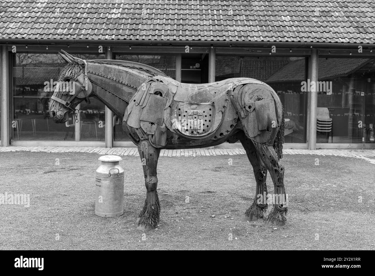Glastonbury.Somerset.United Kingdom.March 24th 2024.A sculpture by ...