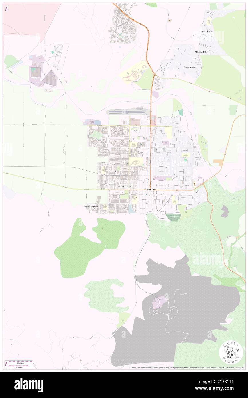 Lompoc Village, Santa Barbara County, US, United States, California, N ...