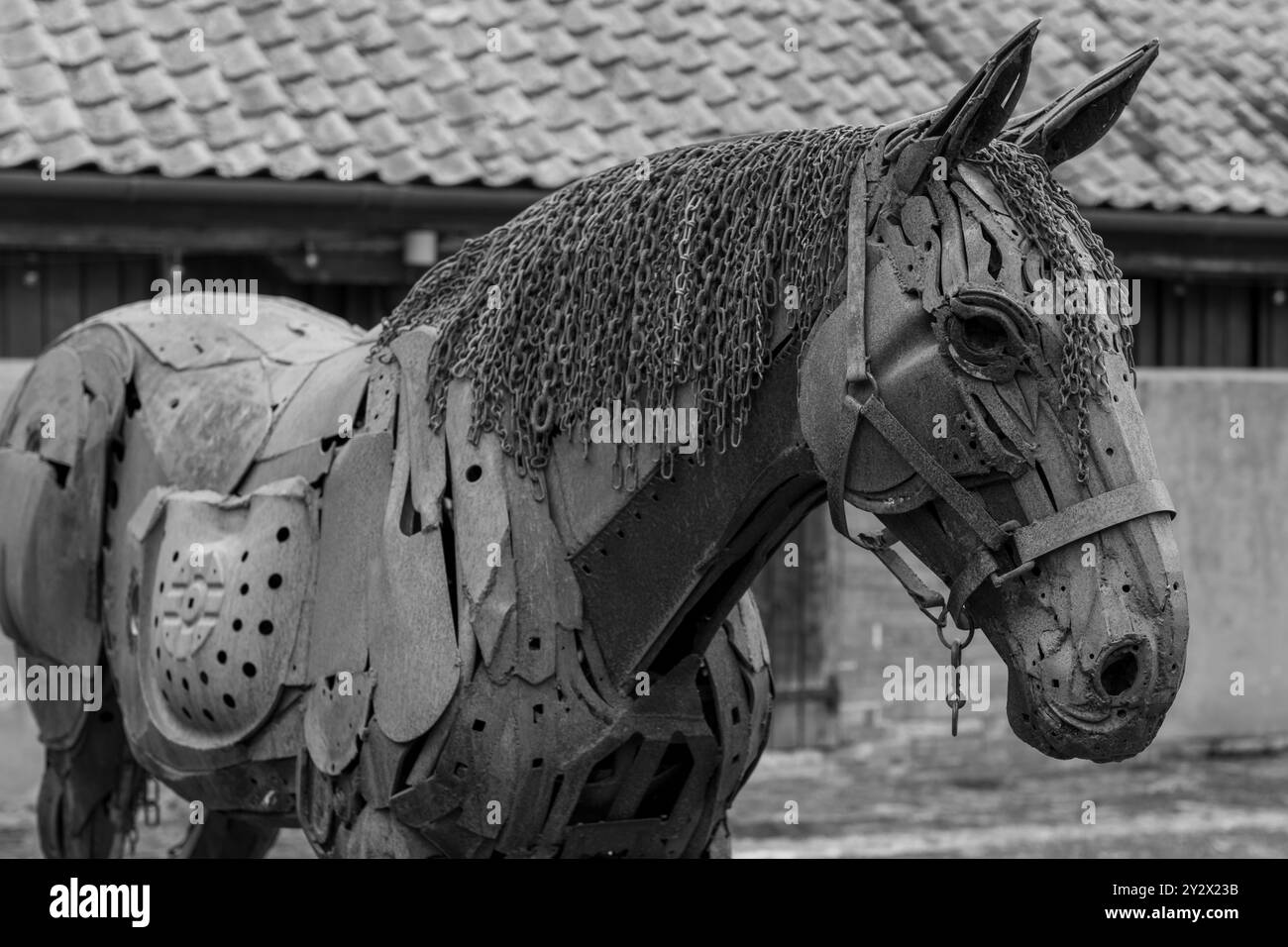 Glastonbury.Somerset.United Kingdom.March 24th 2024.A sculpture by ...
