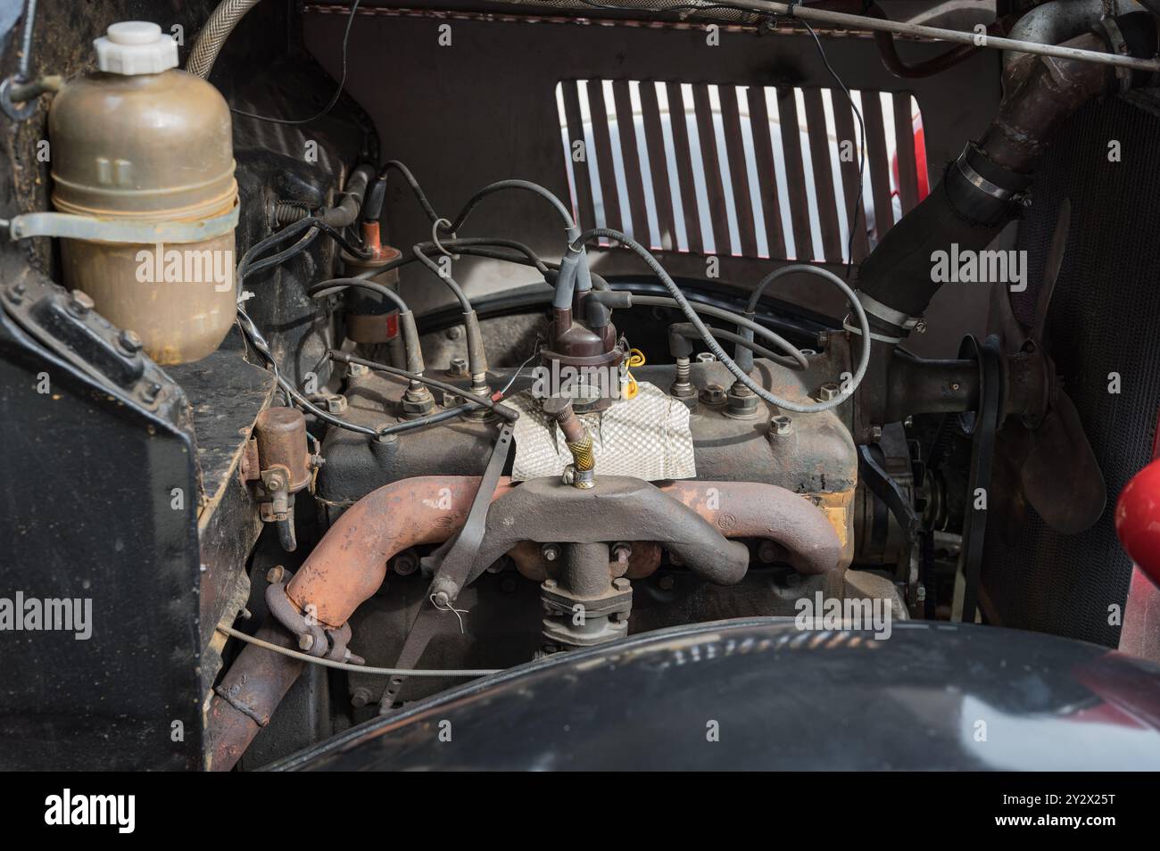Detail of the engine of an old 1931 Ford truck model 817 B47.731 model ...
