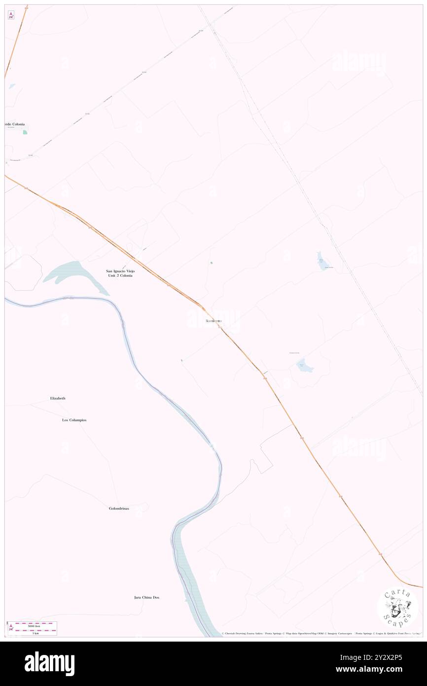 Zapata county map hi-res stock photography and images - Alamy