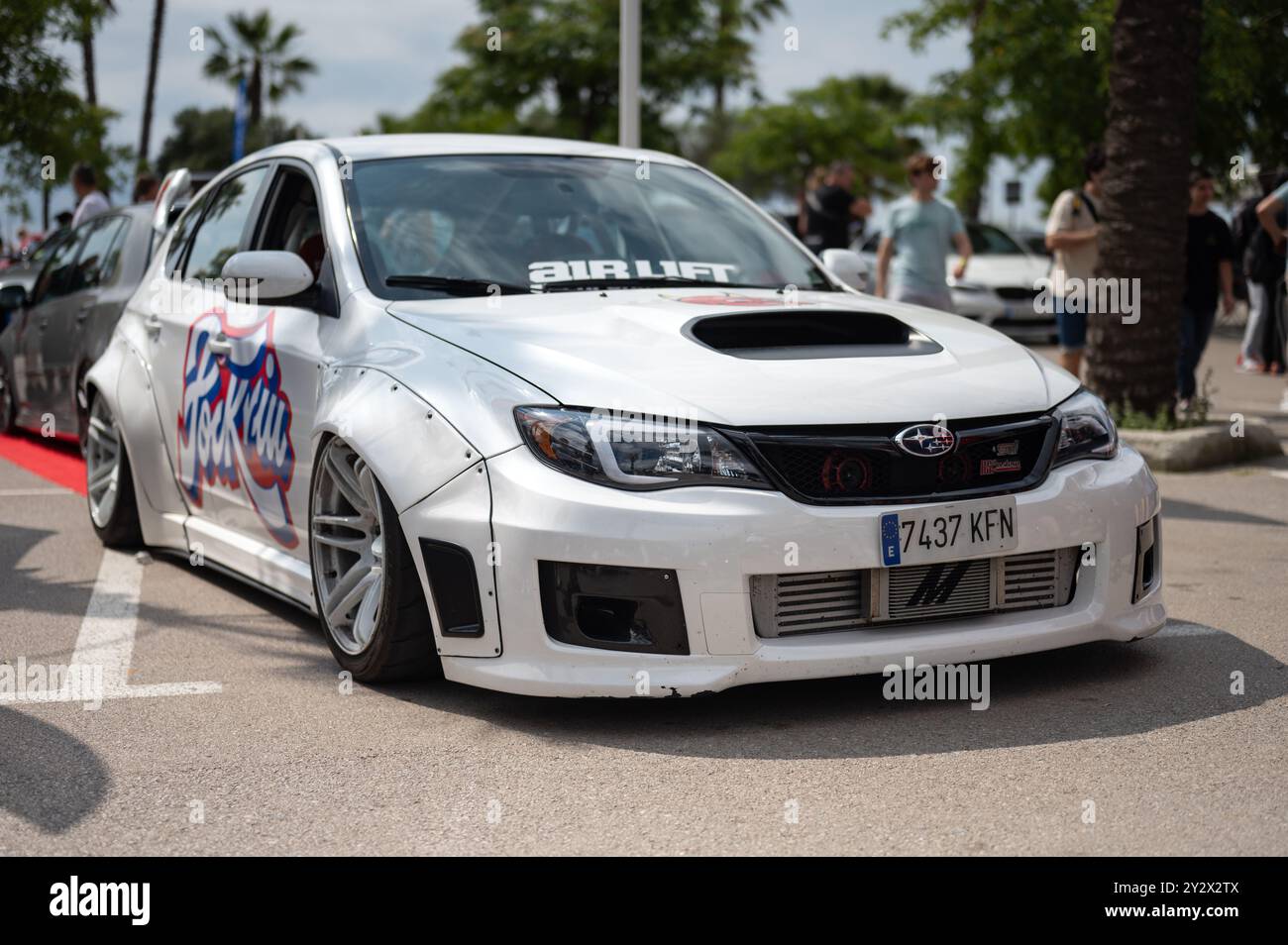 third-generation Japanese all-wheel drive sports car Subaru Impreza STI ...