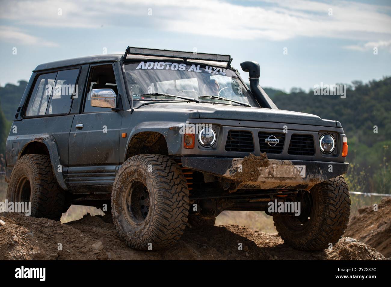 fourth generation Nissan Patrol GR Y60 off-road vehicle highly modified ...