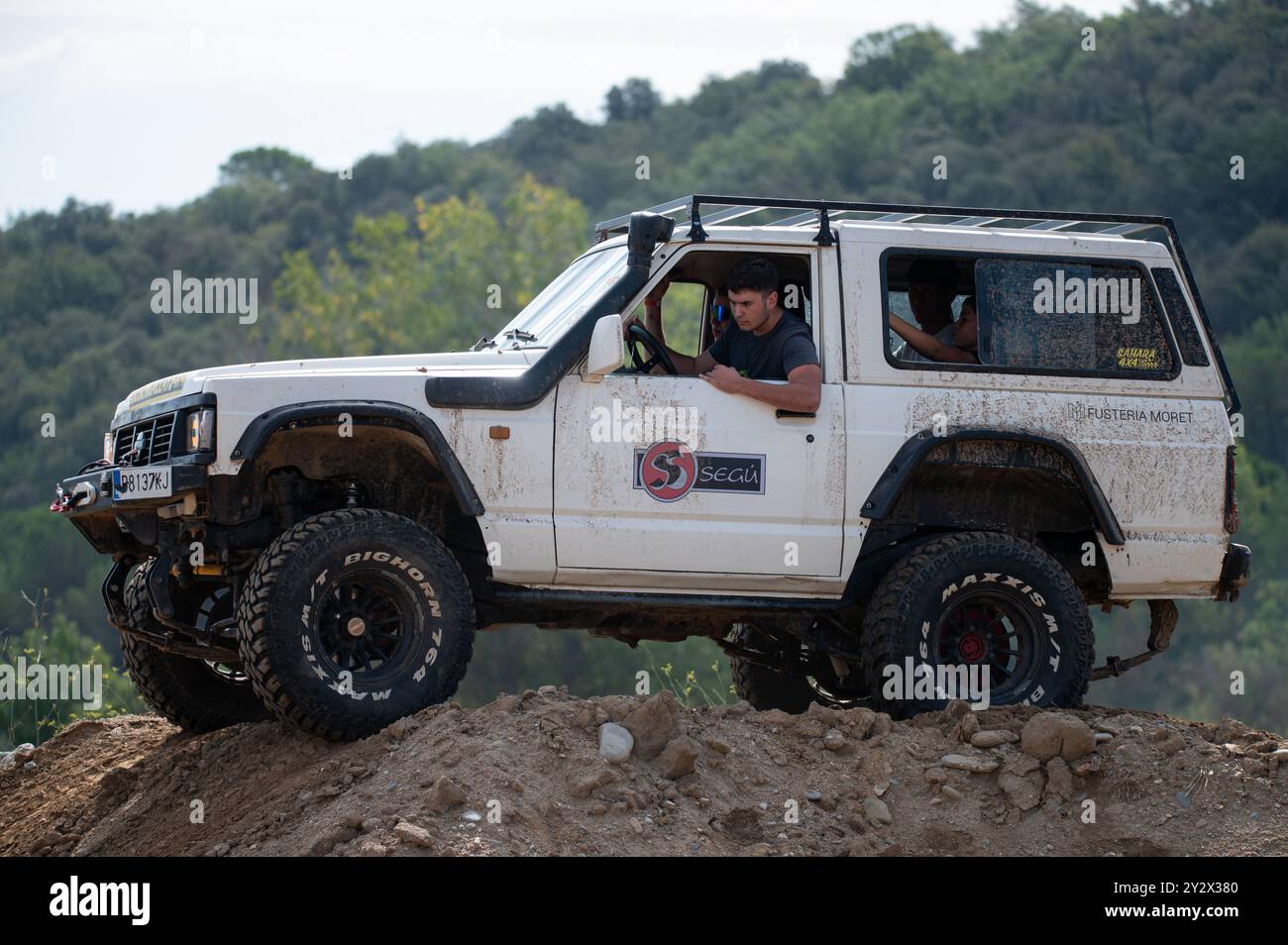 Nissan Patrol Series 260 off-road vehicle manufactured in Spain, it is ...