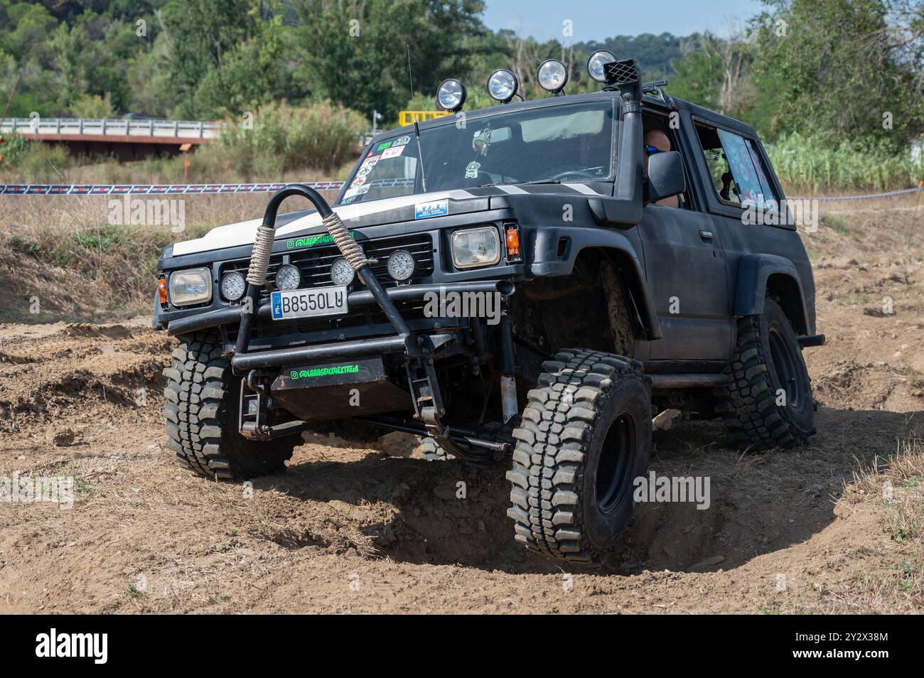 Nissan Patrol 260 Series off-road vehicle demonstrating its 4x4 ...