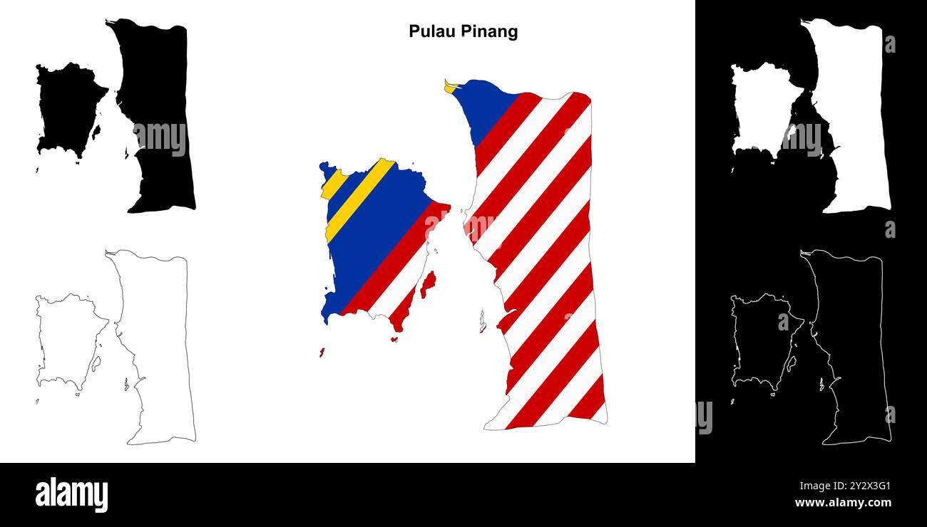 Shape pulau pinang state hi-res stock photography and images - Alamy