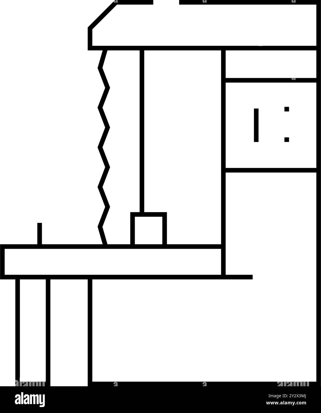 band saws line icon vector illustration Stock Vector Image & Art - Alamy