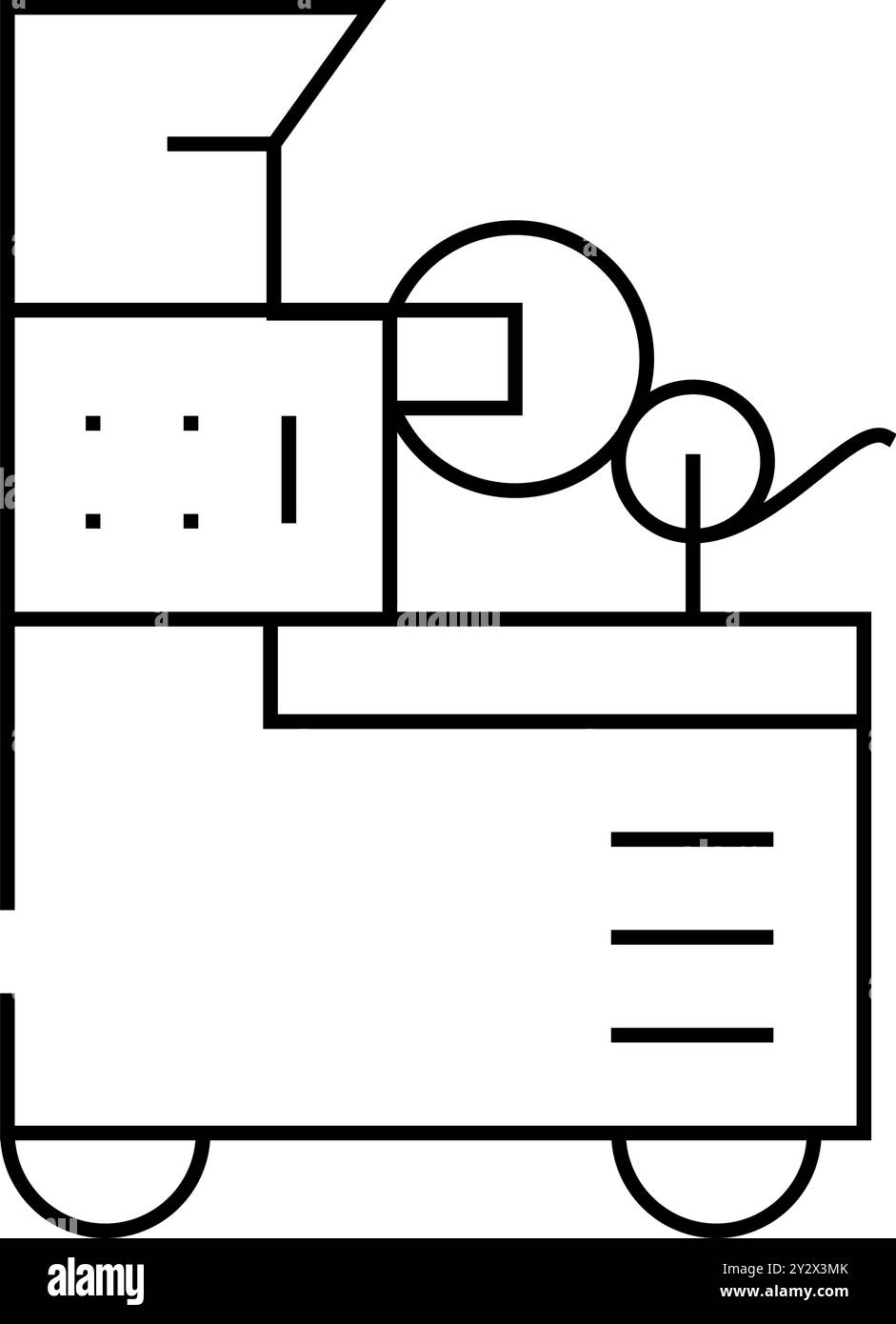 packing machines line icon vector illustration Stock Vector Image & Art ...