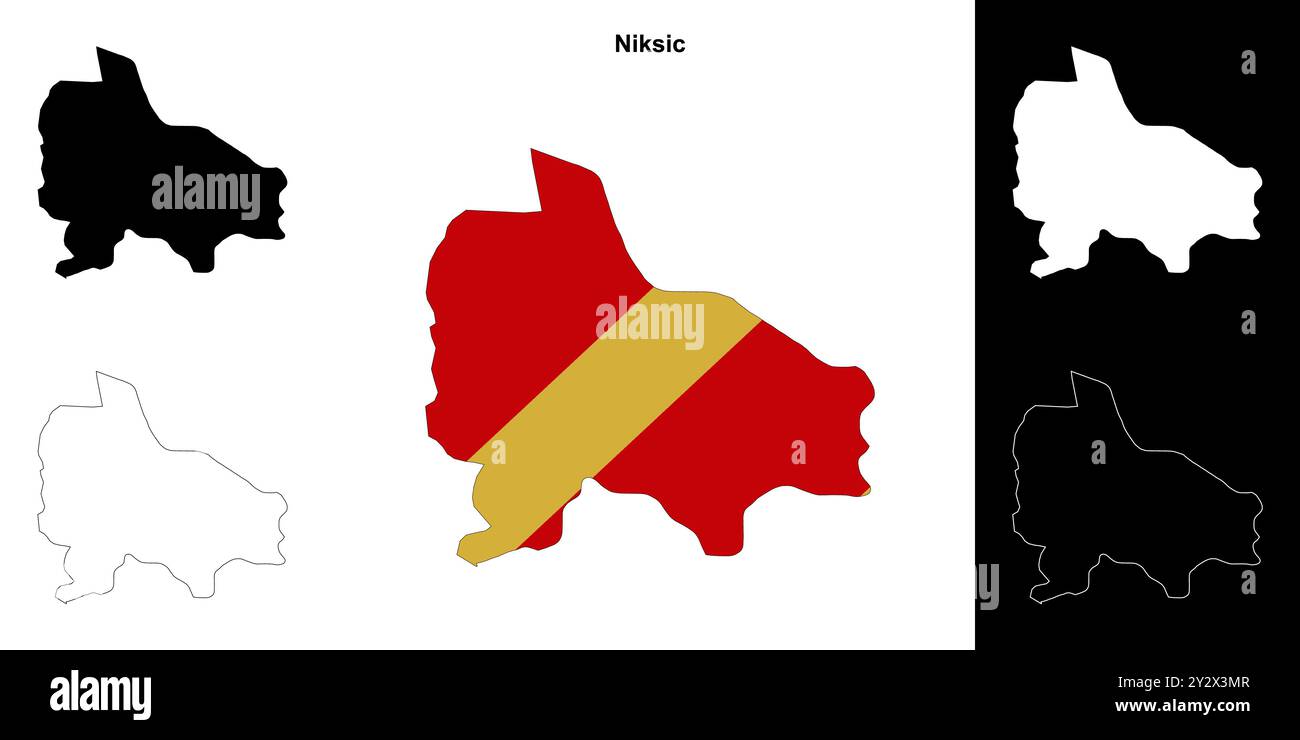 Niksic eps map hi-res stock photography and images - Alamy