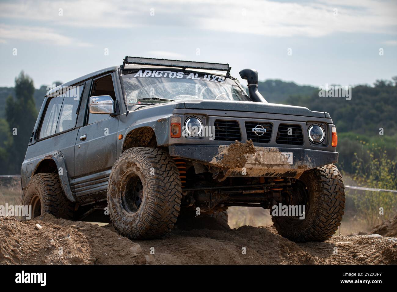 fourth generation Nissan Patrol GR Y60 off-road vehicle highly modified ...