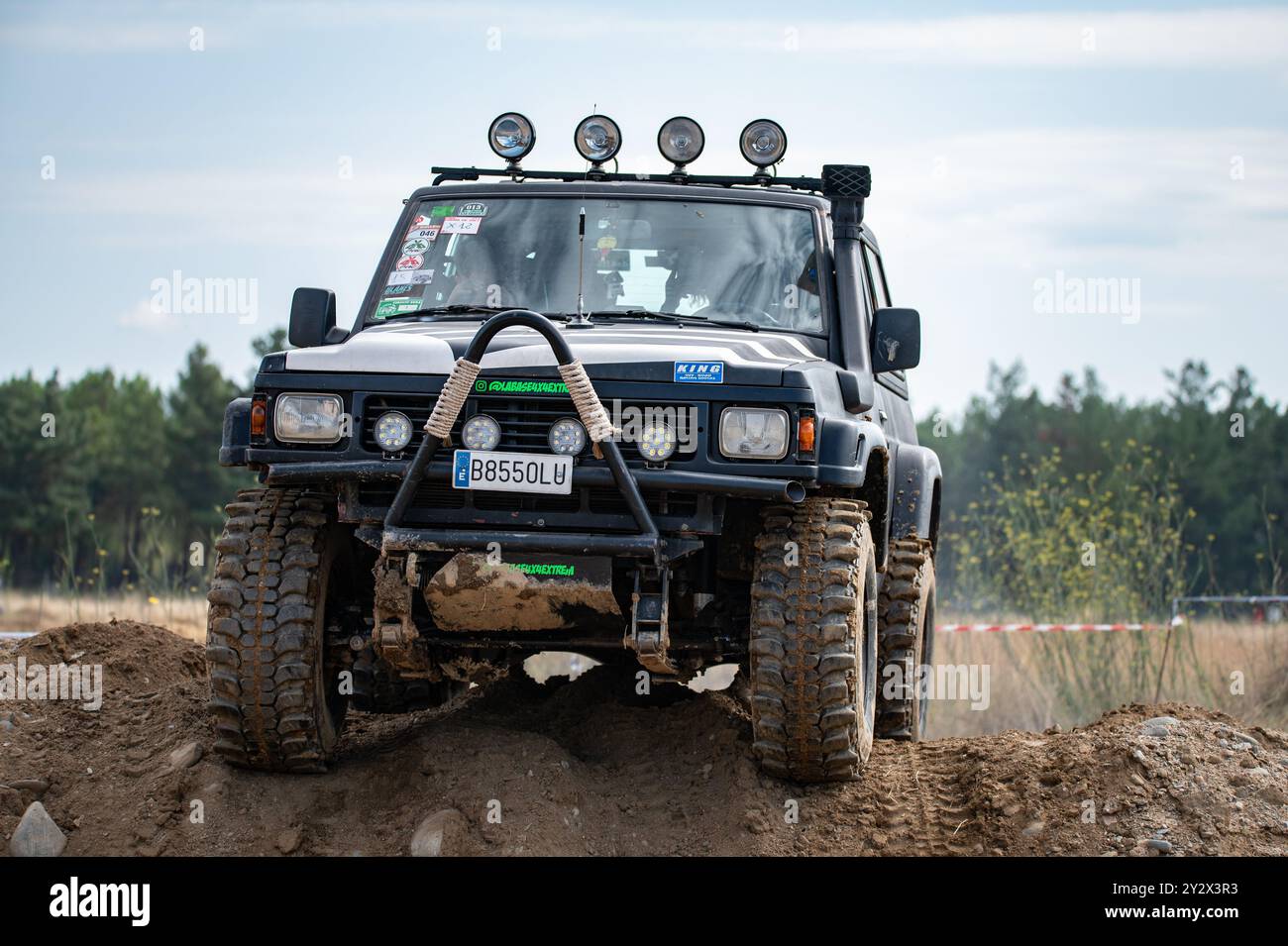 the black third-generation 1989 Nissan Patrol 260 Series, it is highly ...