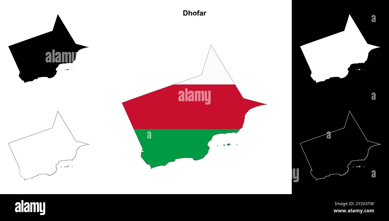 Blank dhofar map hi-res stock photography and images - Alamy