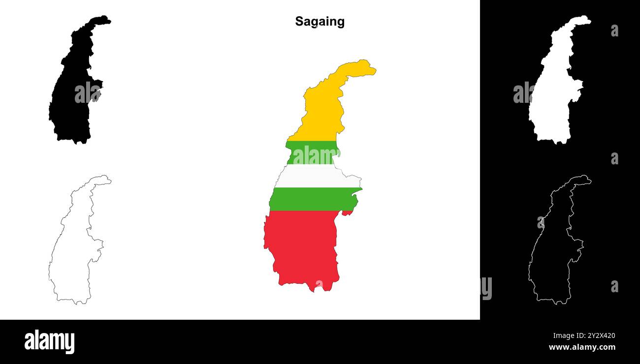 Sagaing boundary Stock Vector Images - Alamy