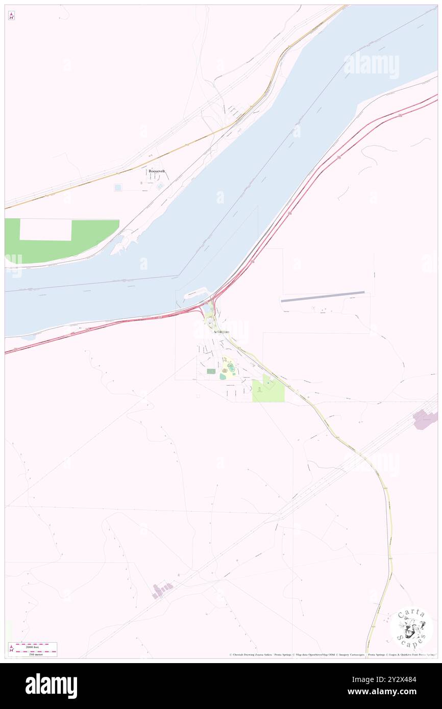Gilliam county map hi-res stock photography and images - Alamy