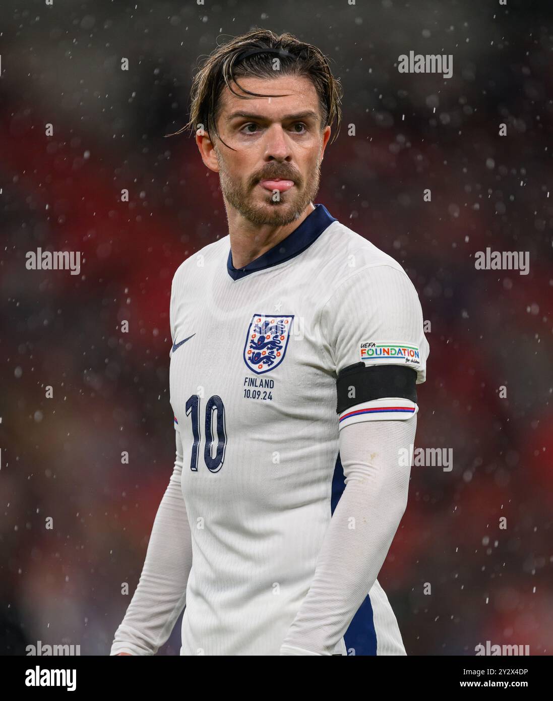 10 Sep 2024 - England v Finland - UEFA Nations League - Wembley. Jack ...