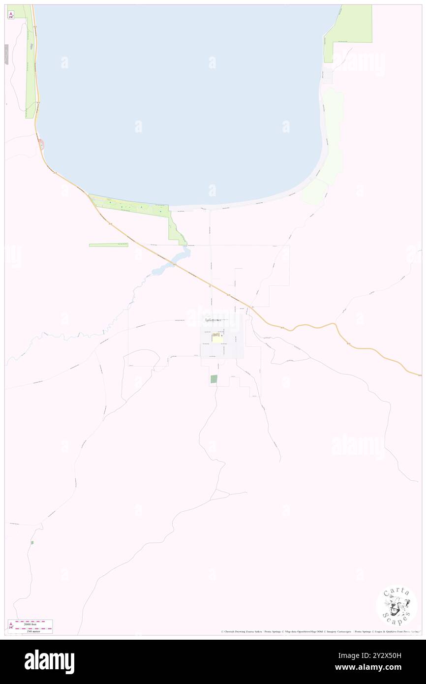 Map of laketown hi-res stock photography and images - Alamy