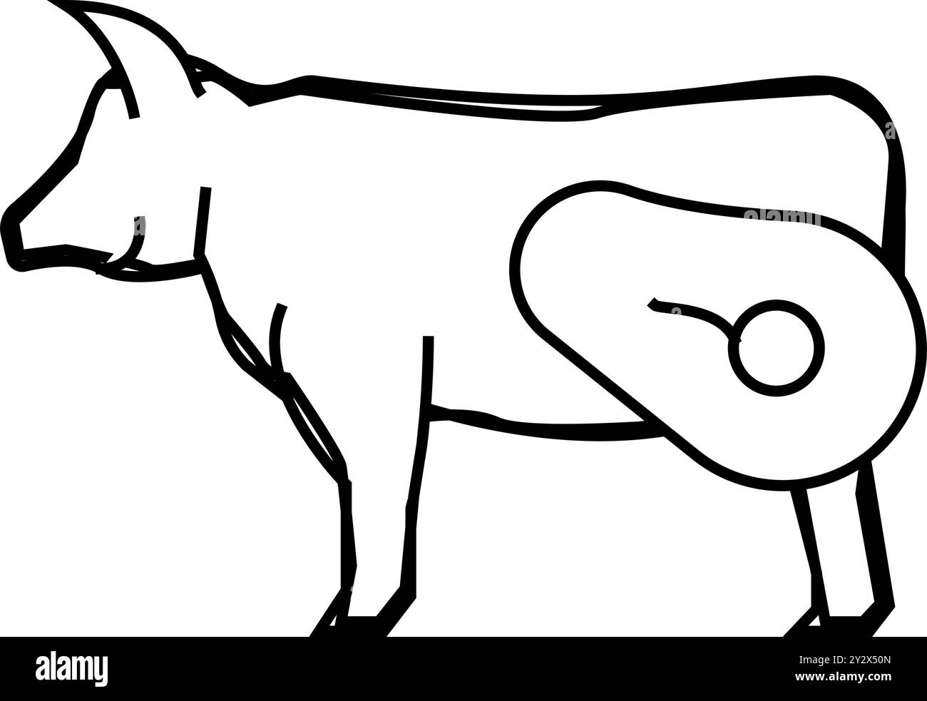 Turkey beef jerky meat Stock Vector Images - Alamy