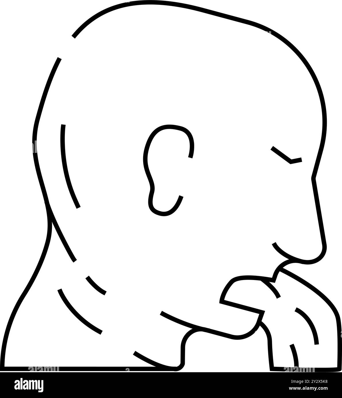 Vomit health sick line Stock Vector Images - Alamy