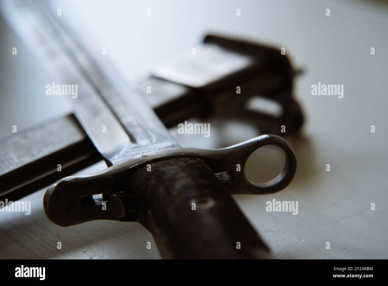 Closeup of a 1943 US Soldier's WWII Bayonet Stock Photo - Alamy