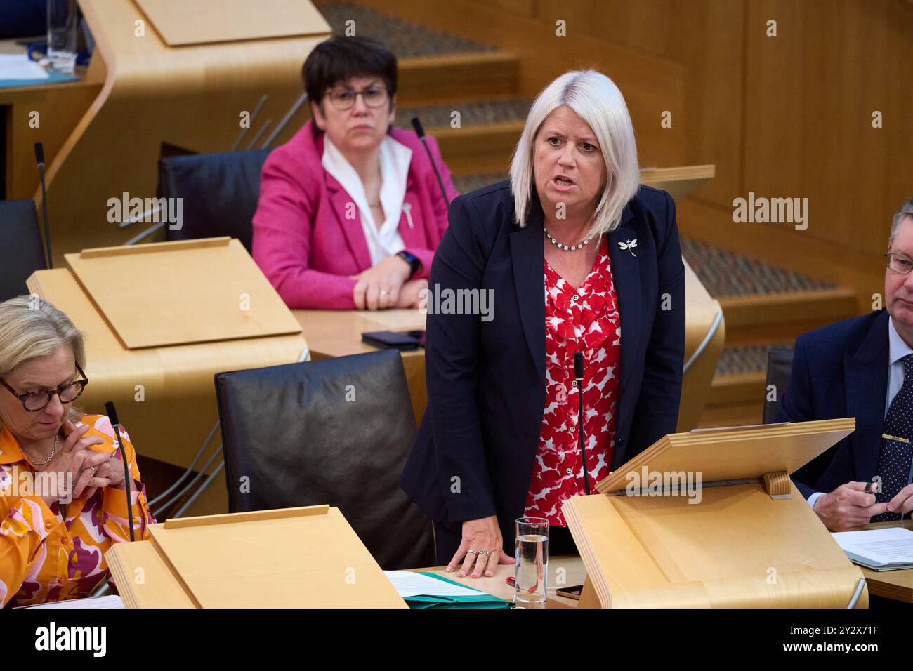 Edinburgh Scotland, UK 11 September 2024. Sue Webber MSP at the ...