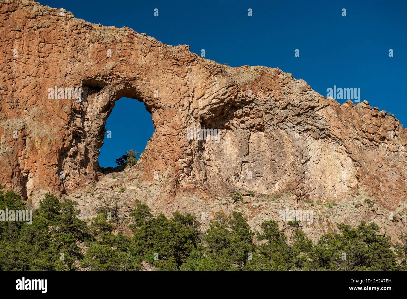 The feature named Natural Arch near La Garita, Colorado Stock Photo - Alamy
