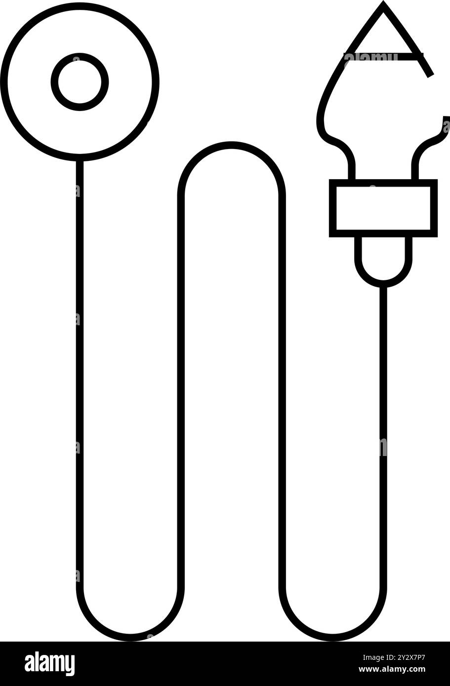 leveling weight line icon vector illustration black Stock Vector Image ...