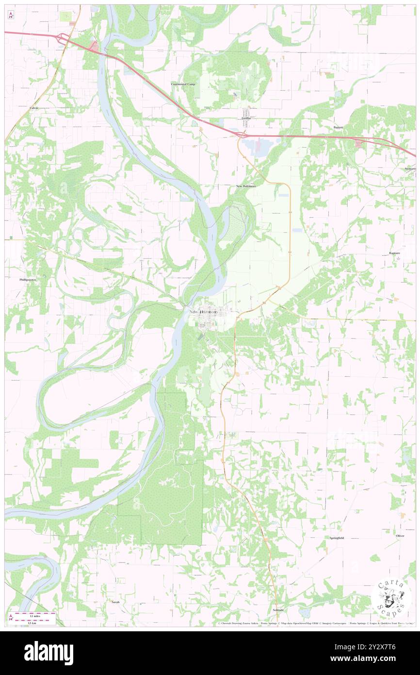 New Harmony, Posey County, US, United States, Indiana, N 38 7' 47'', S ...