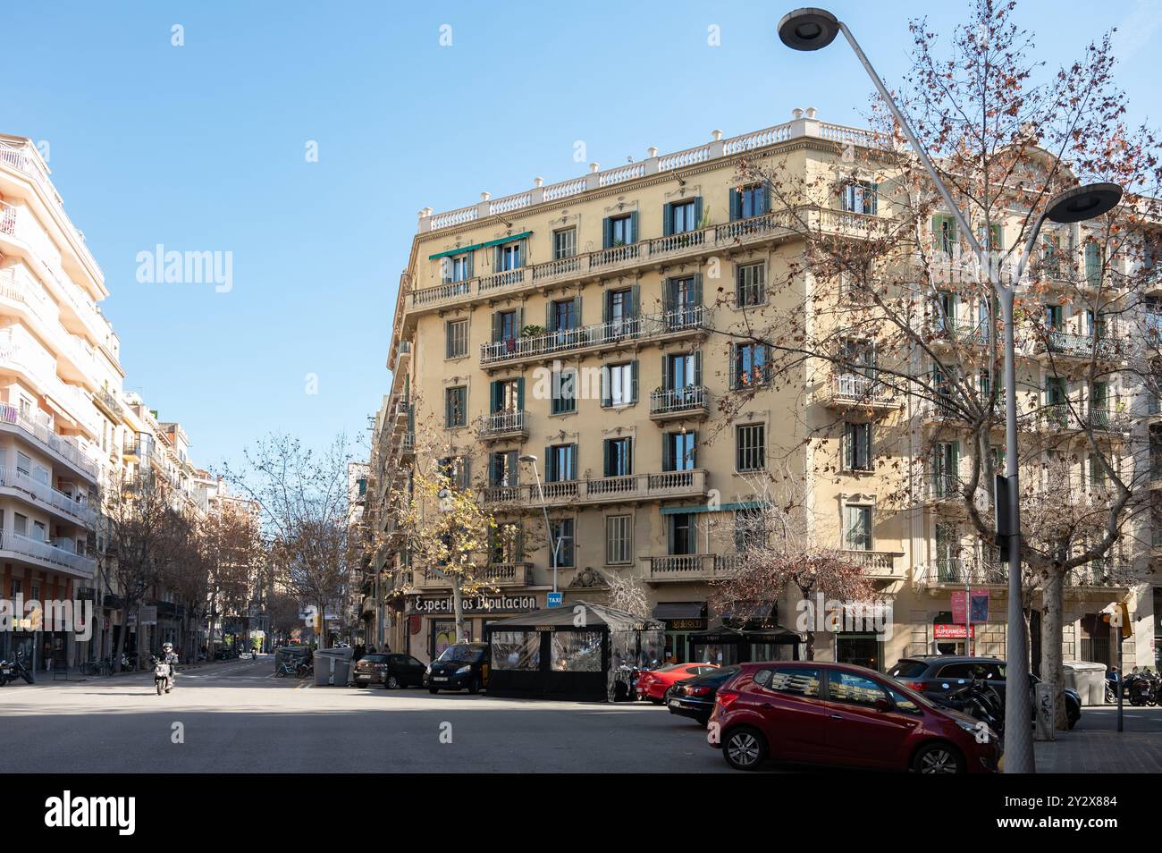A corner of the expansion of the city of Barcelona, the Eixample ...