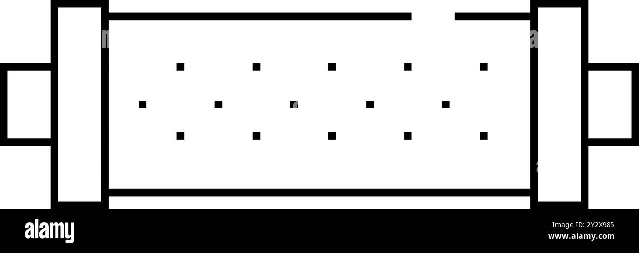 water strainer line icon vector black illustration Stock Vector Image ...