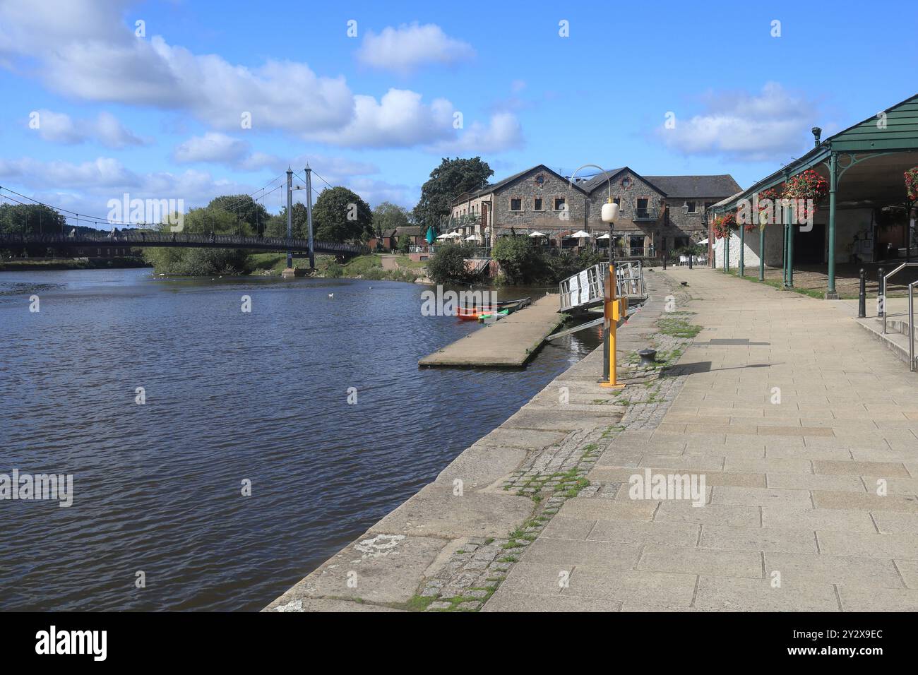 Early autumn view of Exeter quay, Devon, England, UK Stock Photo - Alamy