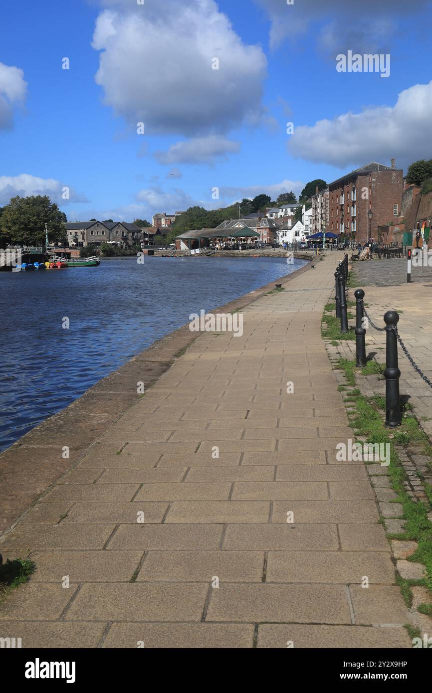 Early autumn view of Exeter quay, Devon, England, UK Stock Photo - Alamy