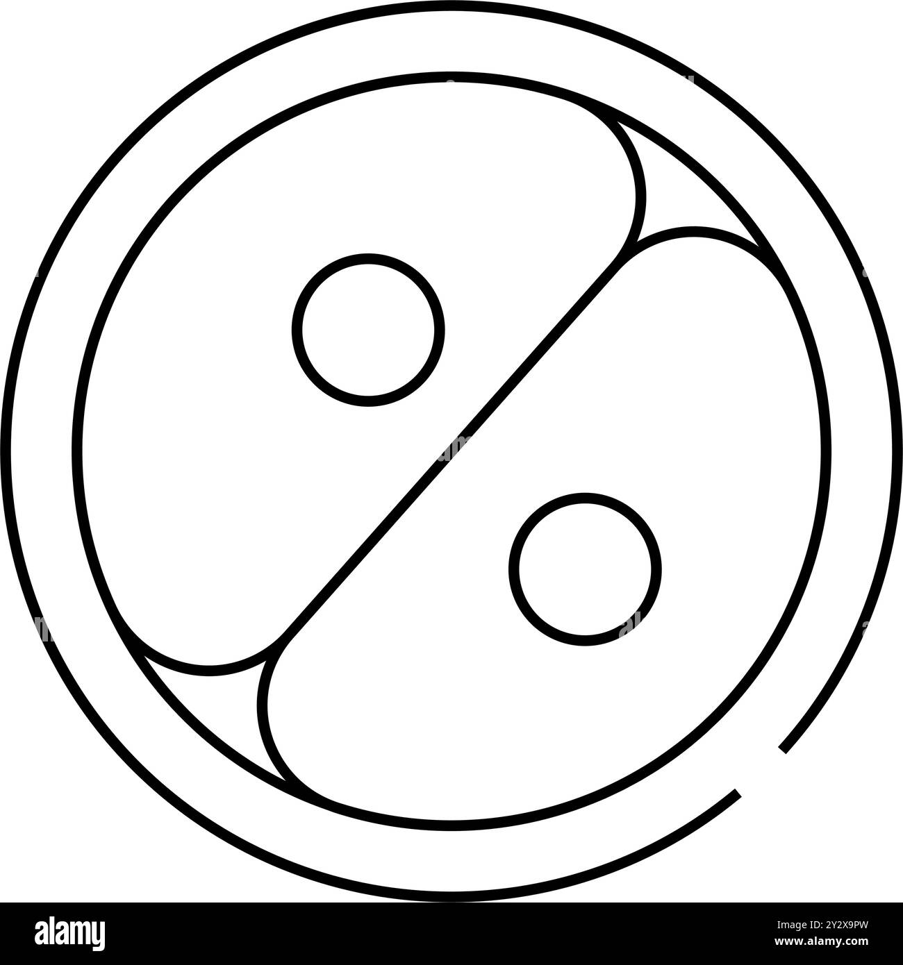 cell division line icon vector illustration sign Stock Vector Image ...