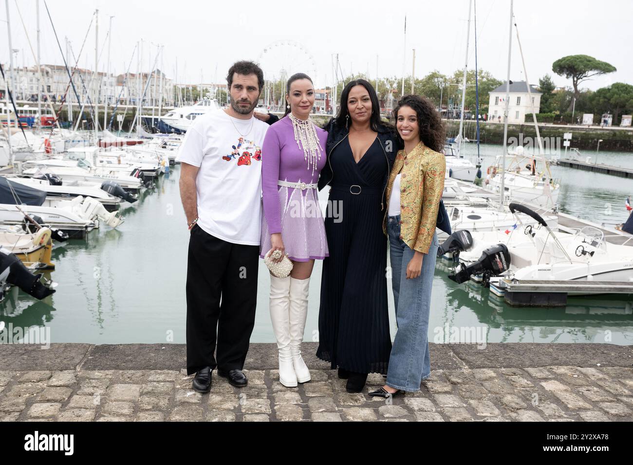 La Rochelle, France. 06th Sep, 2024. Theo Costa-Marini, Loubna Abidar, Nismet Hrehorchuk and ...