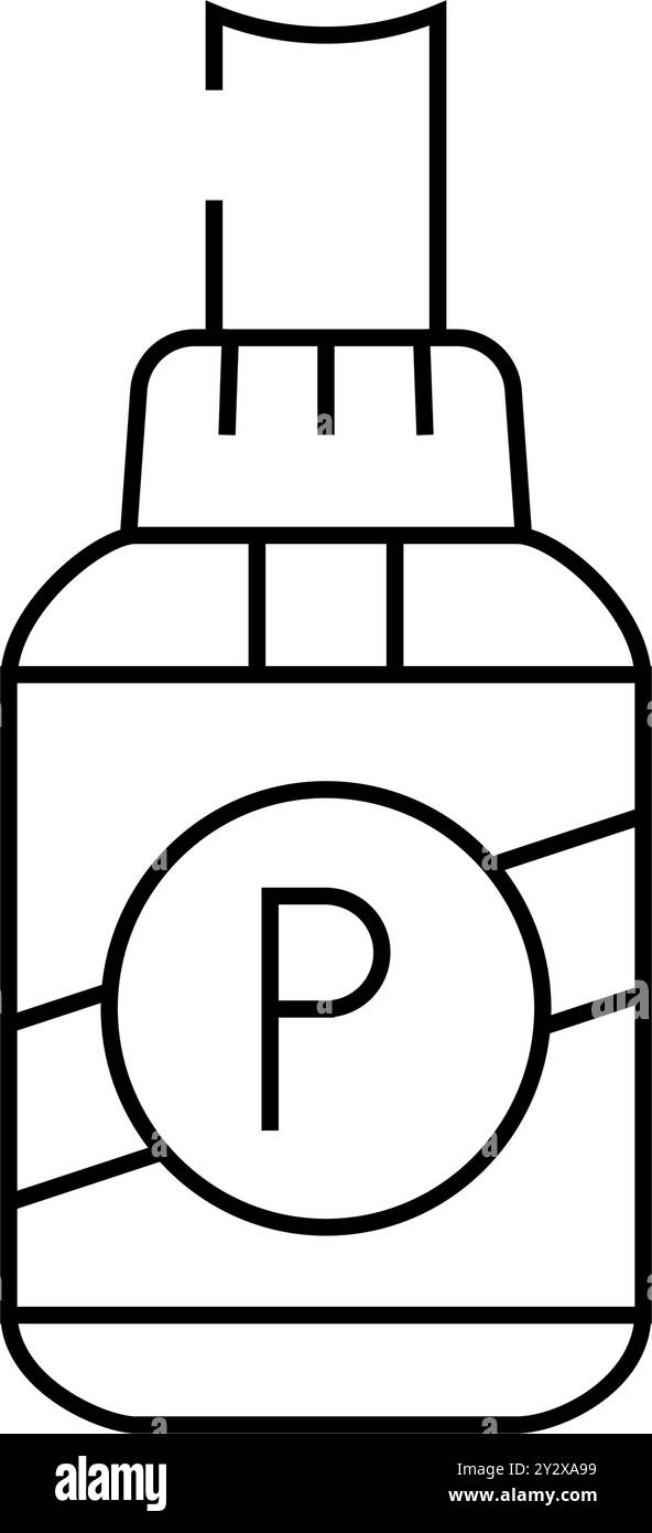 orchestral instrument polish line icon vector illustration Stock Vector ...