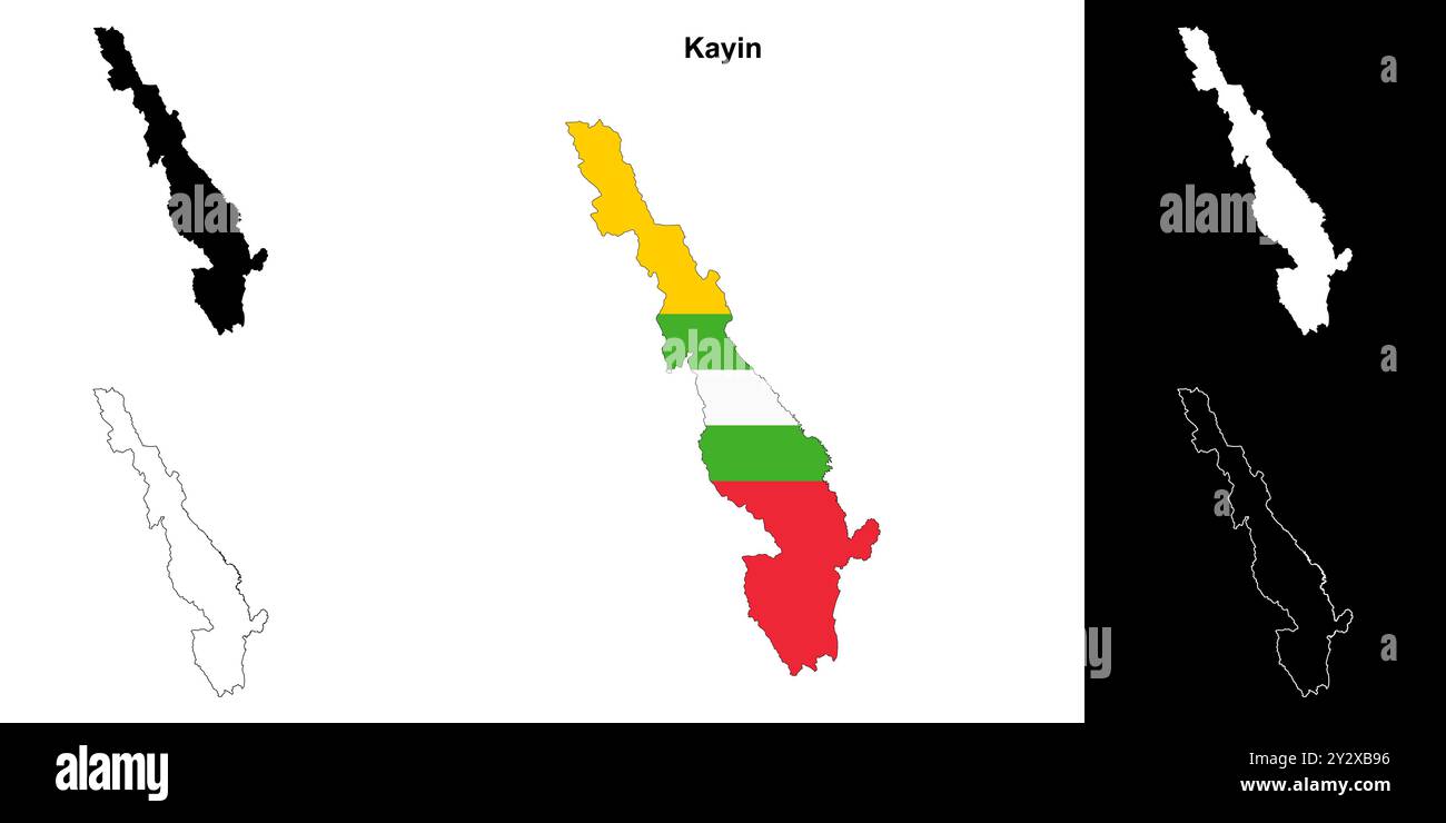 Map of kayin hi-res stock photography and images - Alamy