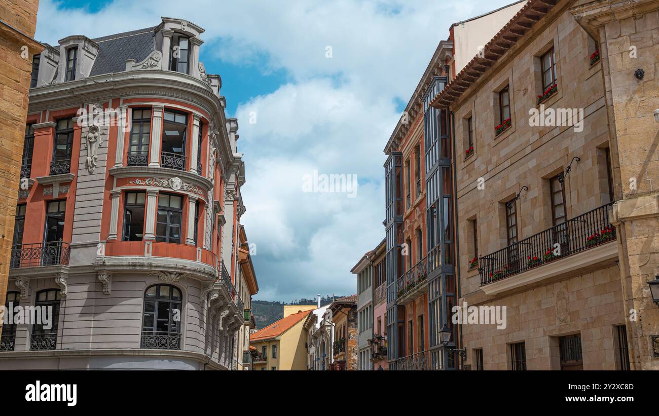 A picturesque view of historic buildings with intricate architecture ...