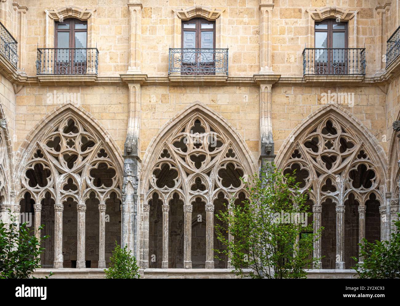 Gothic architectural details of a historic building with intricate ...