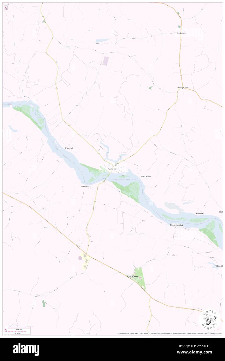 Map of walkerton Cut Out Stock Images & Pictures - Alamy