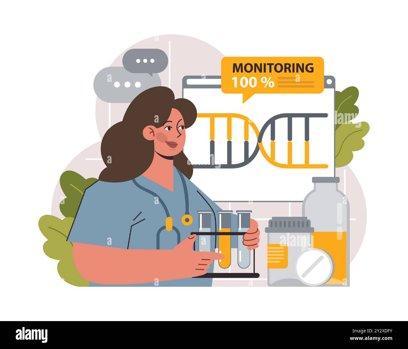 Healthtech. Innovative diagnosis and treatment methodics. Telemedicine ...